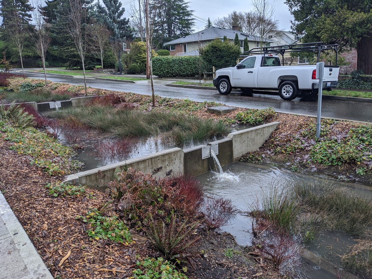 Green Streets — Combining Traffic Calming and Stormwater Management for ...